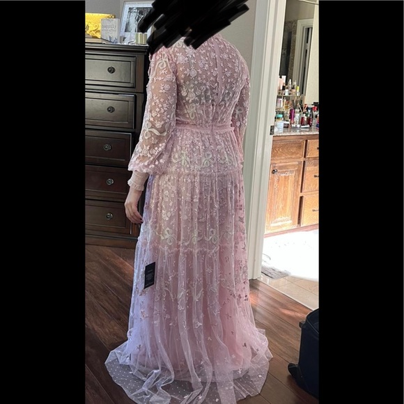 Needle & Thread | Dresses | Needle And Thread Emiliana Pink Gown | Poshmark